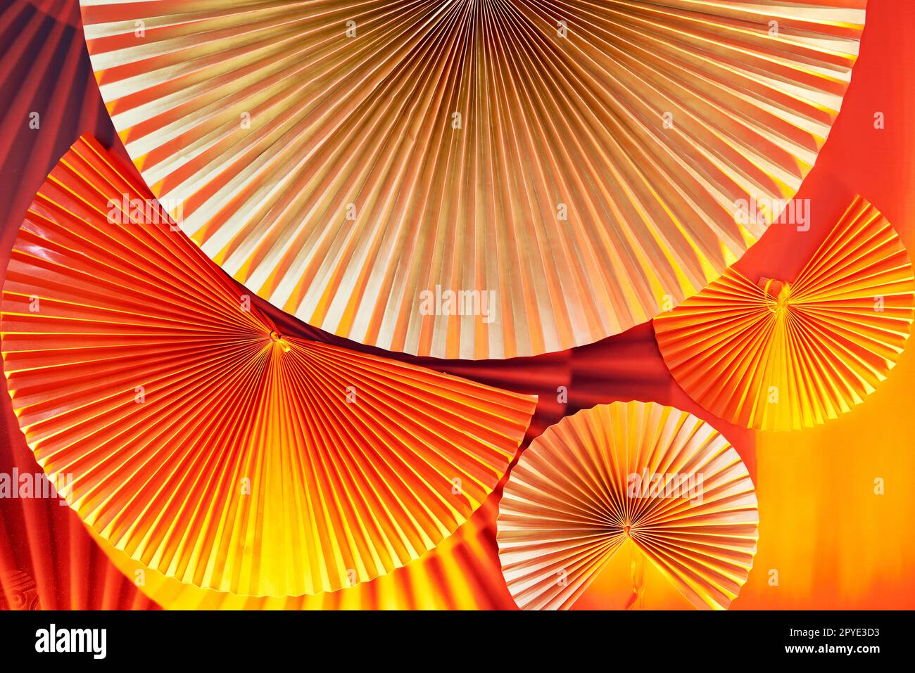 Abstract red orange circle background Stock Photo - Alamy