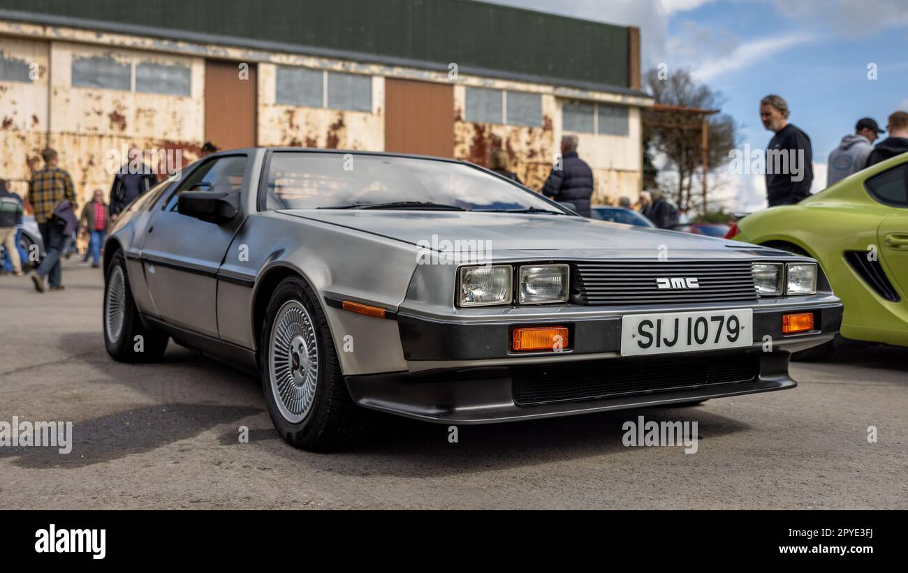 Delorean delorean car auto automobile hi-res stock photography and ...