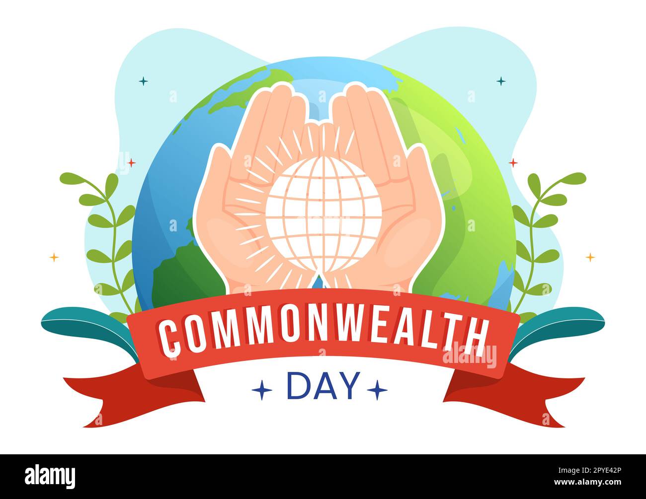 Commonwealth of Nations Day on 24 may Illustration with Helps Guide ...