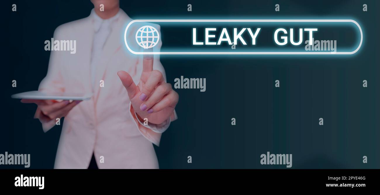 Inspiration showing sign Leaky Gut. Word Written on A condition in ... Inspiration showing sign Leaky Gut. Word Written on A condition in ...