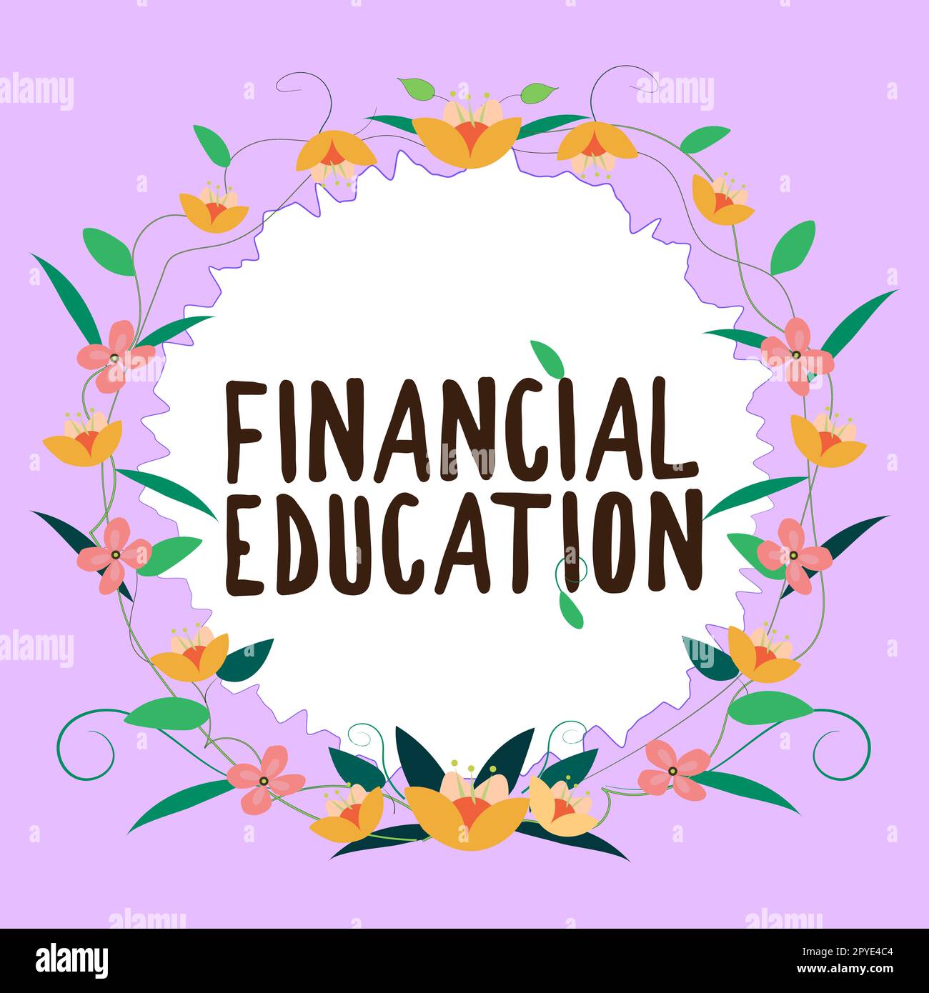 Text caption presenting Financial Education. Internet Concept ...