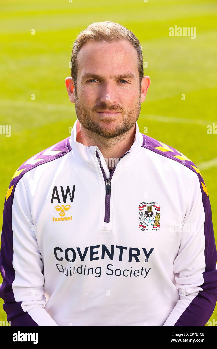 Goalkeeping Coach Aled Williams during a Coventry City photocall held ...