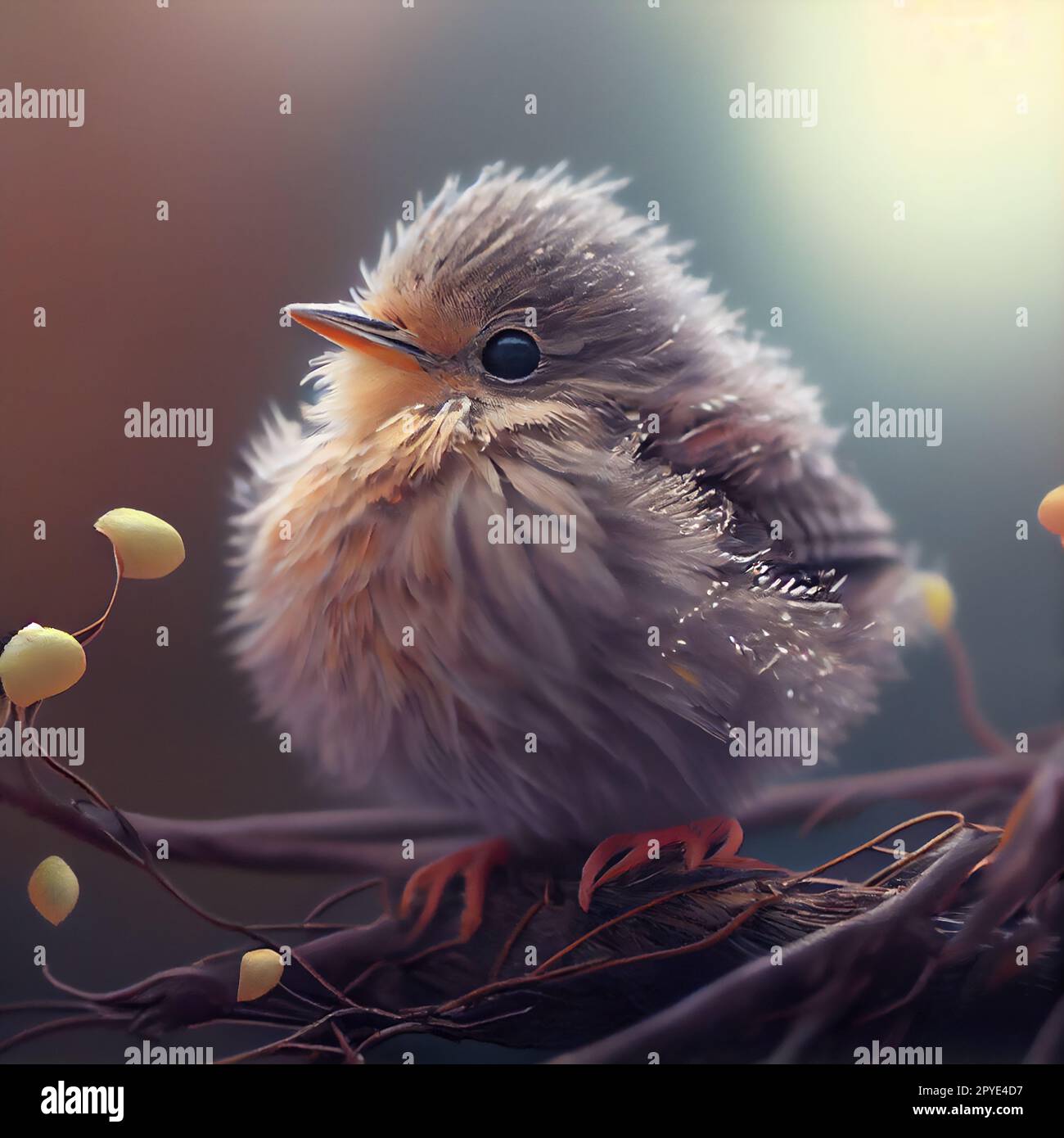 Baby bird illustration hi-res stock photography and images - Alamy