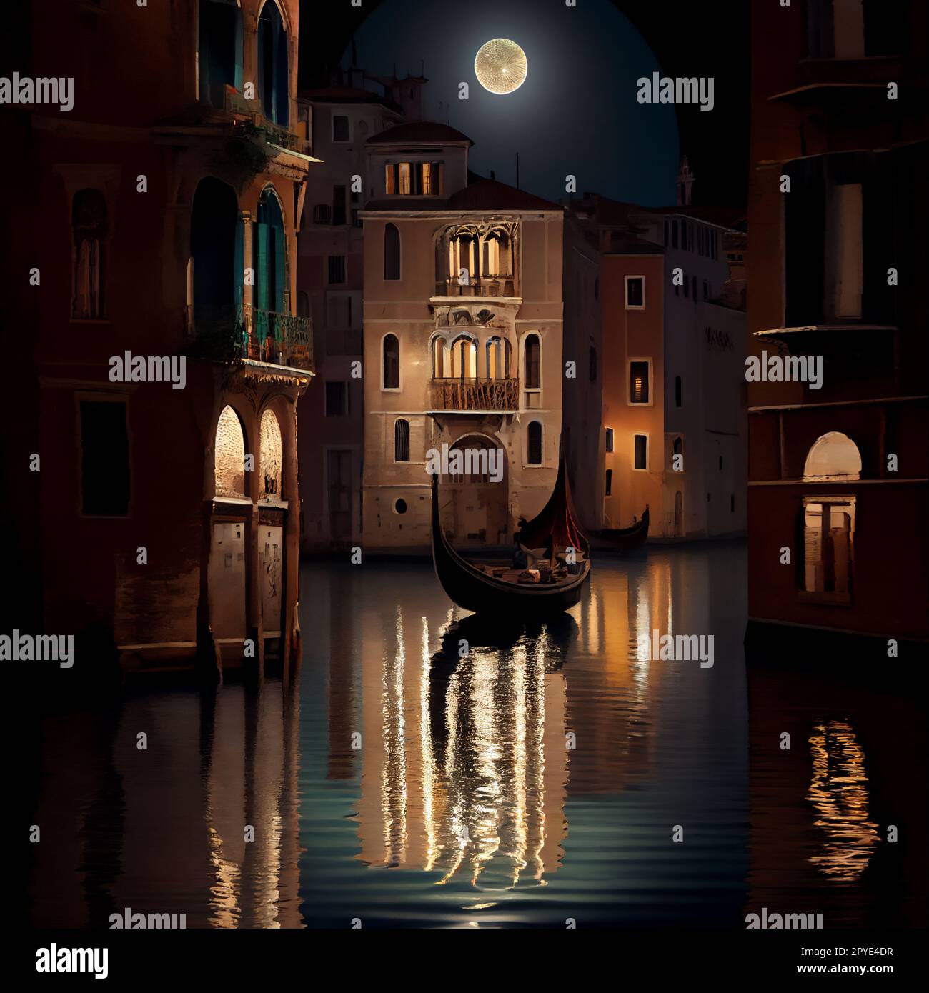 Venice building illustration hi-res stock photography and images - Alamy