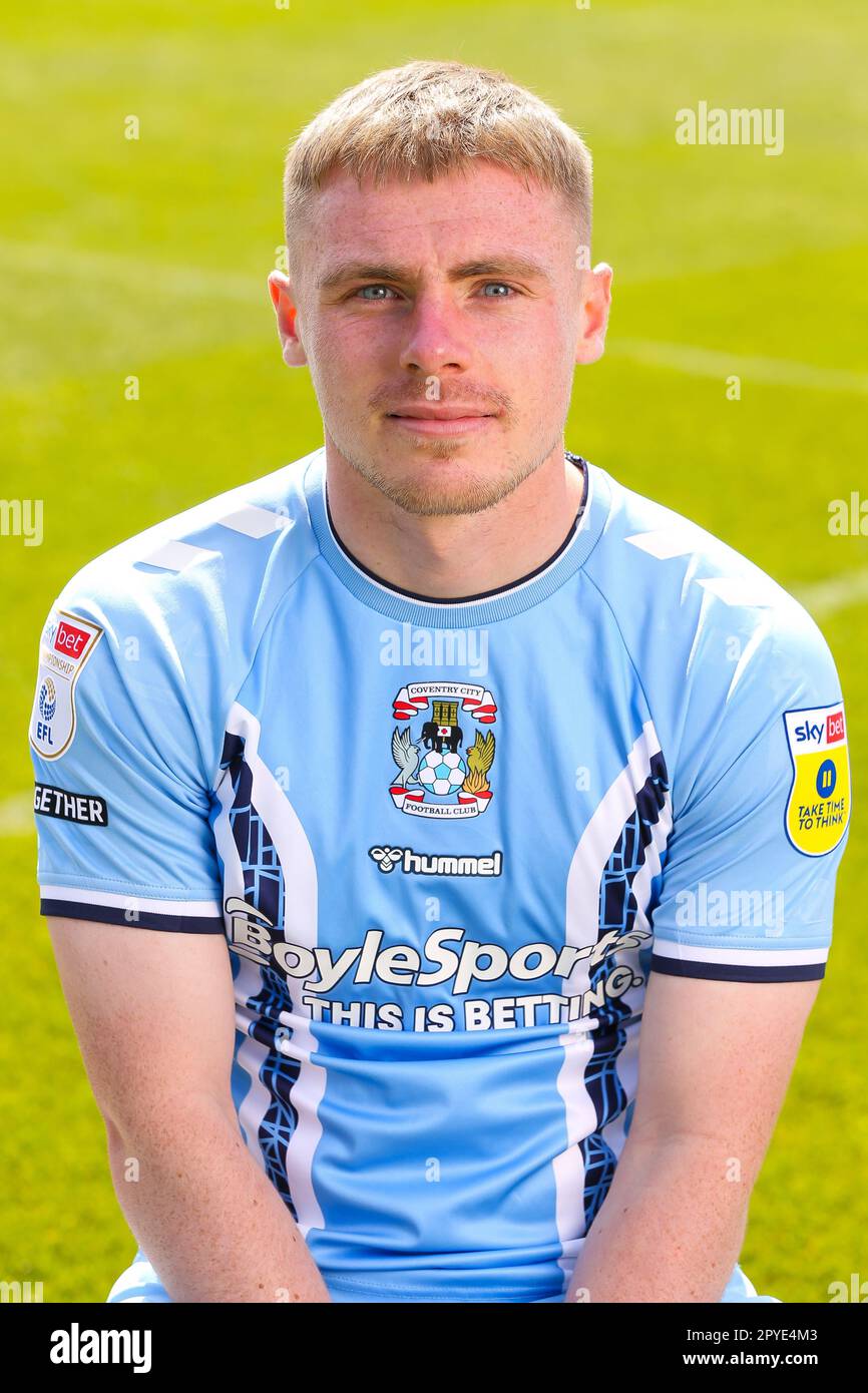 Coventry City's Josh Reid during a Coventry City photocall held at ...