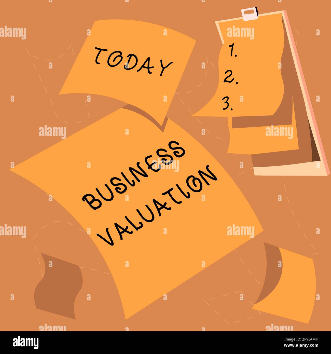 Sign displaying Business Valuation. Business overview determining the ...