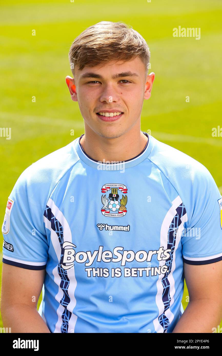 Coventry City's Callum Doyle during a Coventry City photocall held at ...