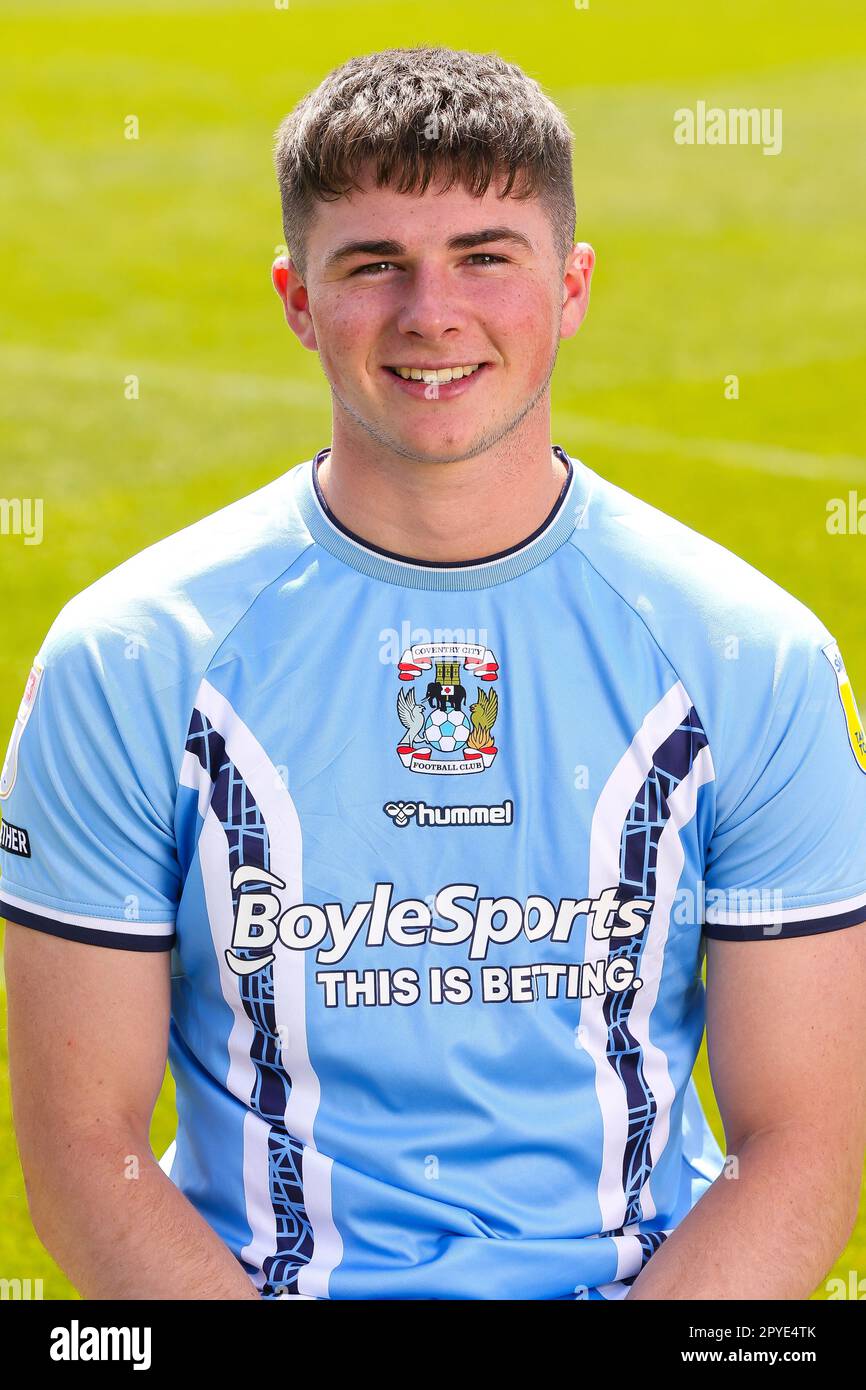 Coventry City's Ryan Howley during a Coventry City photocall held at ...