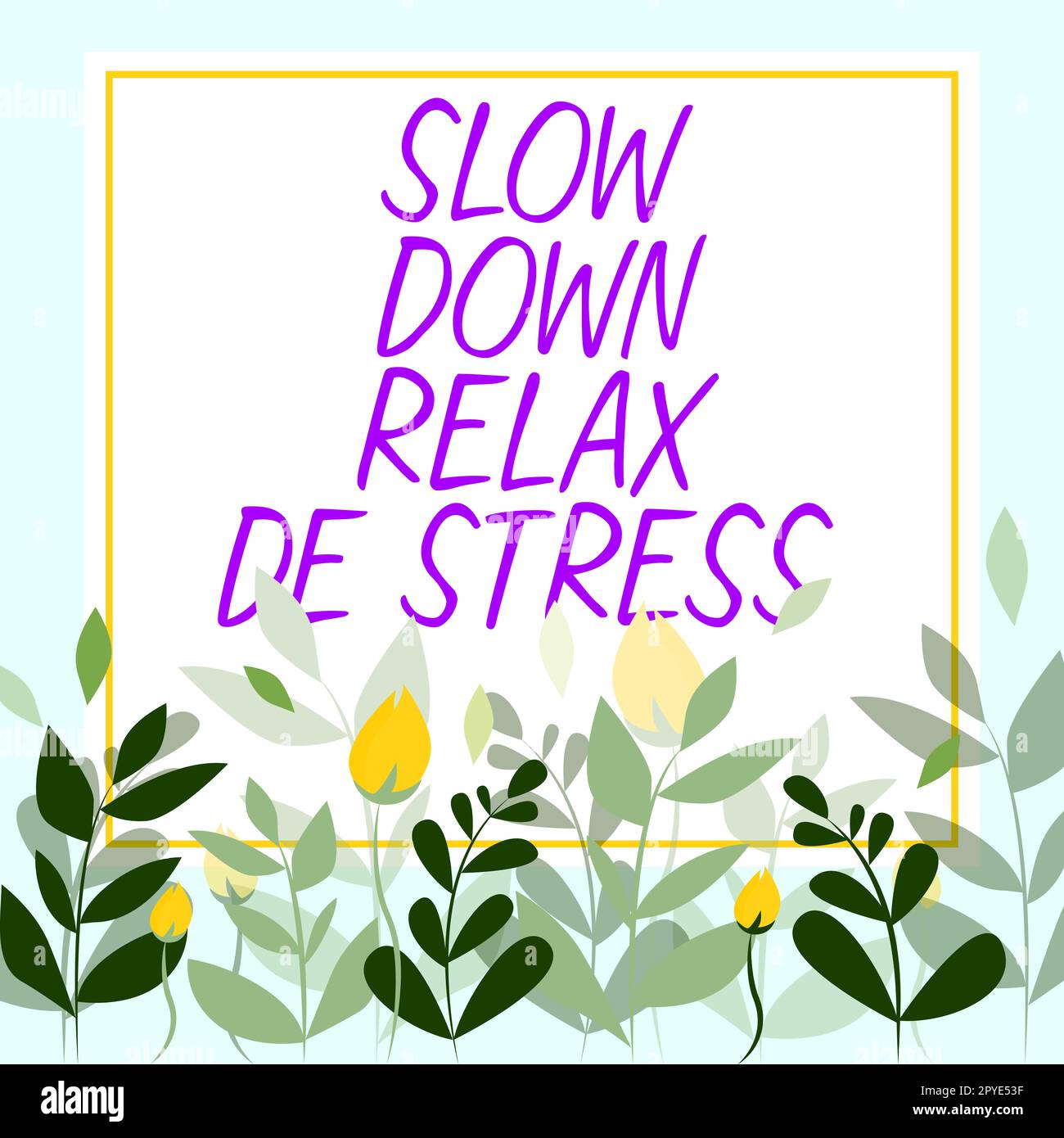 Conceptual caption Slow Down Relax De Stress. Business approach Have a ...