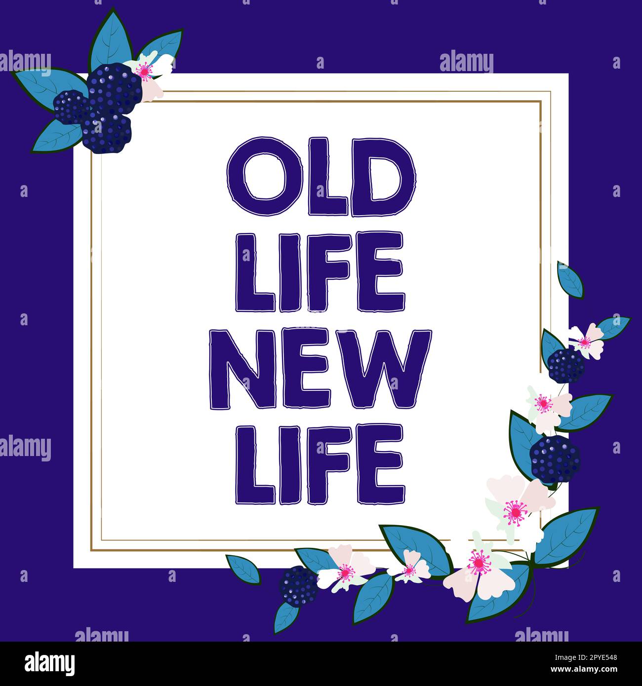 Text showing inspiration Old Life New Life. Business concept ...