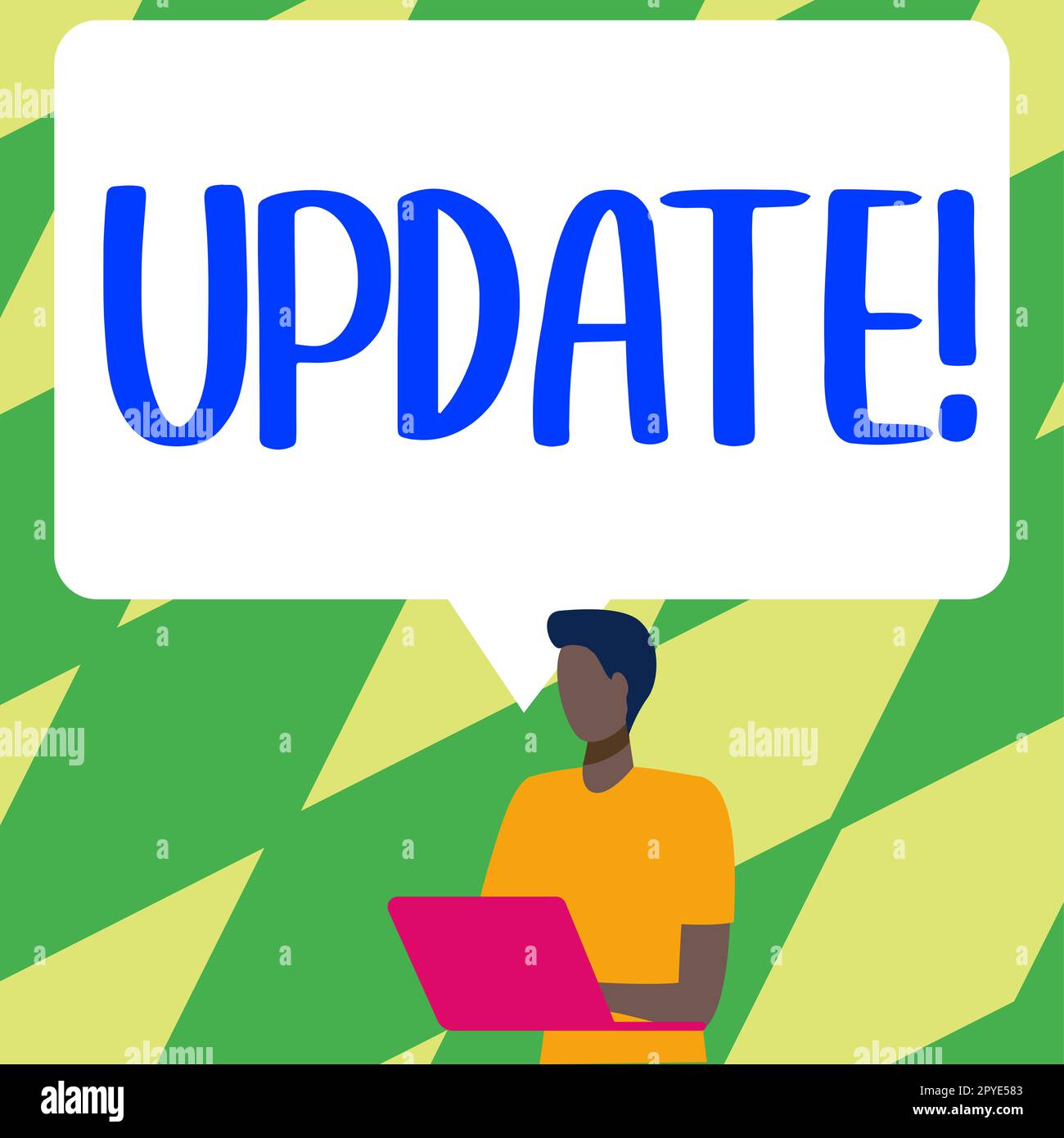 Sign displaying Update. Business concept Make something more modern ...