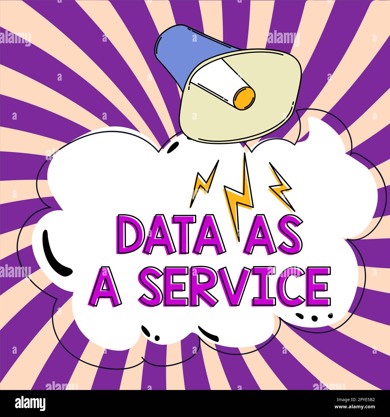 Handwriting Text Data As A Service Word For Act Of Securing And To Storing Data For Long Term