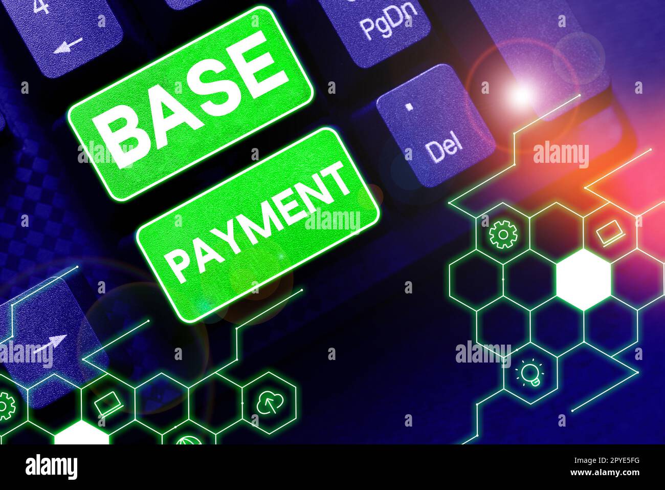 Writing displaying text Base Payment. Internet Concept amount of pay ...