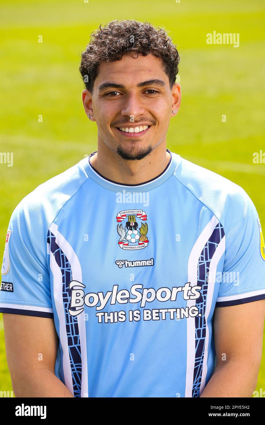 Coventry City's Tyler Walker during a Coventry City photocall held at ...