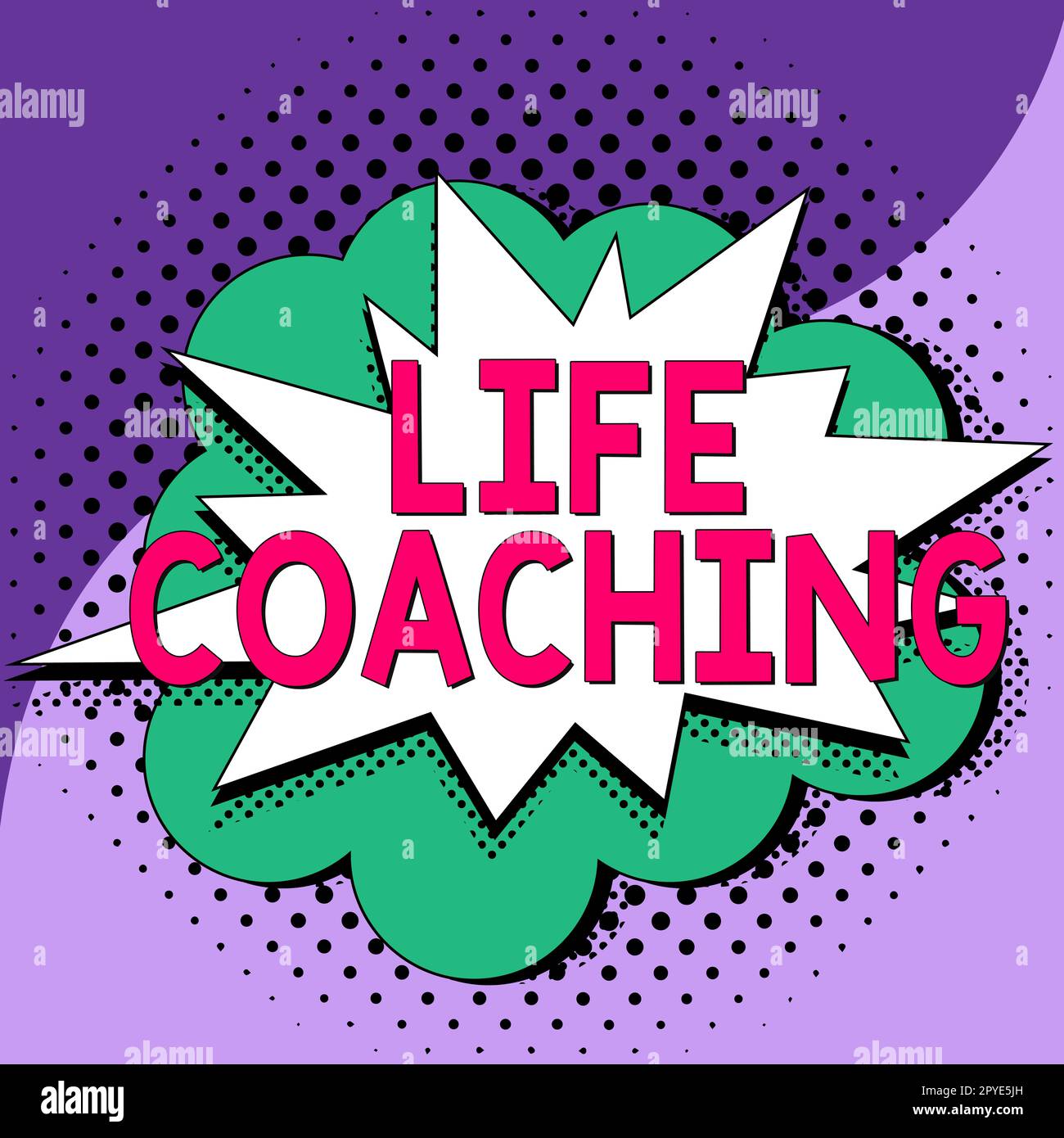 Hand writing sign Life Coaching. Business concept Improve Lives by ...