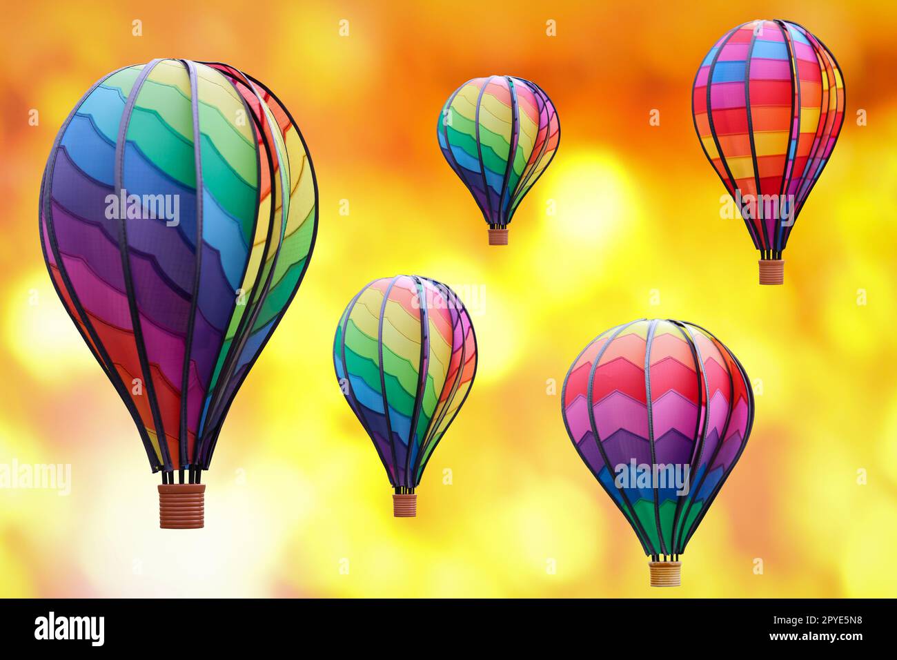 Wind chime, wind chime balloon, a balloon that can turn in the wind. A ...