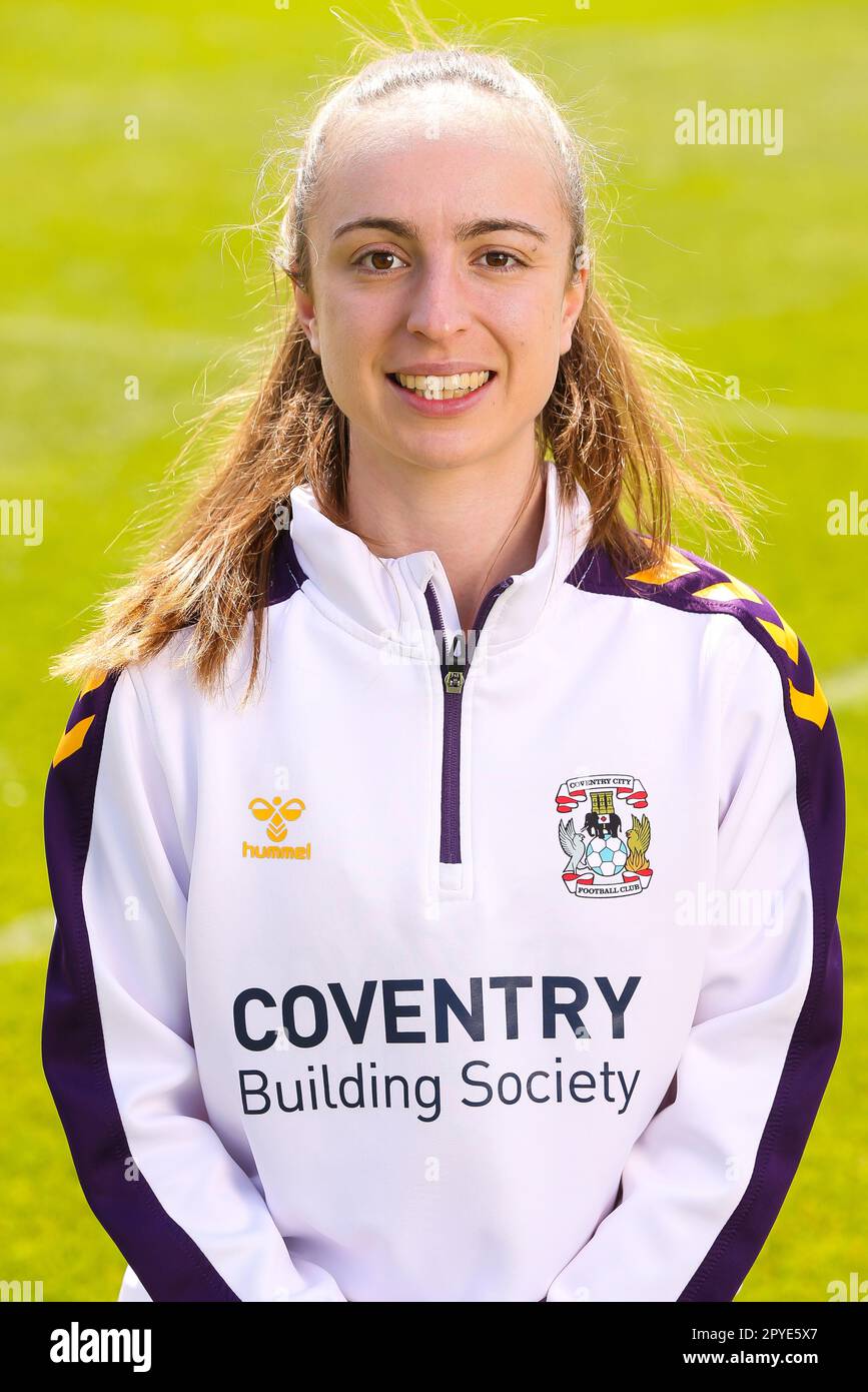 Coventry City's Sports Scientist Abbie Forman during a Coventry City ...