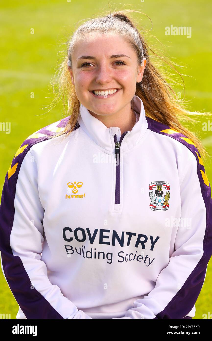 Coventry City's First Team Physiotherapist Emma Young during a Coventry ...