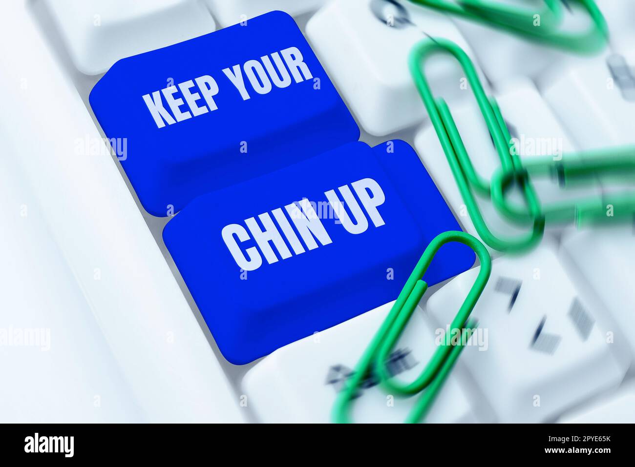 Inspiration showing sign Keep Your Chin Up. Internet Concept Remain ...