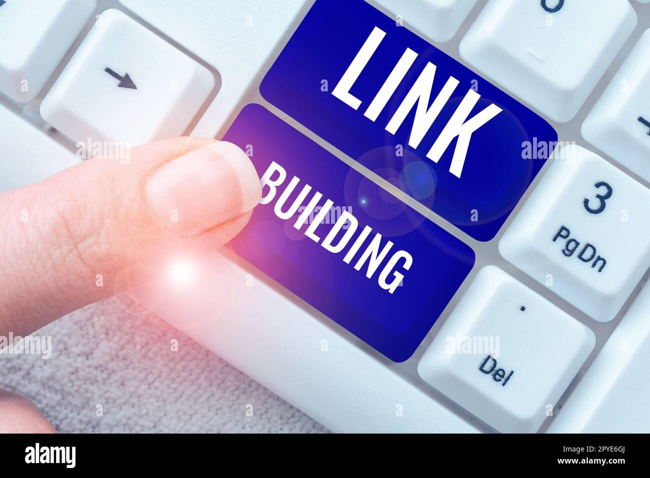 Sign displaying Link Building. Concept meaning SEO Term Exchange Links ...