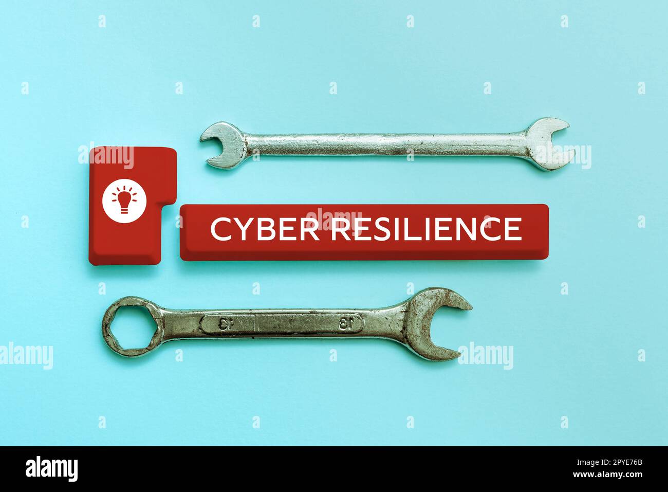 Text sign showing Cyber Resilience. Word Written on measure of how well ...