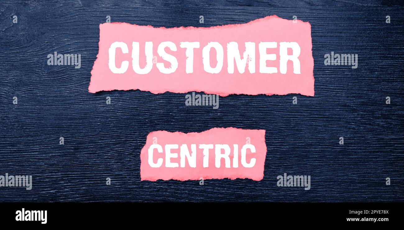 Writing displaying text Customer Centric. Business overview process of ... Writing displaying text Customer Centric. Business overview process of ...