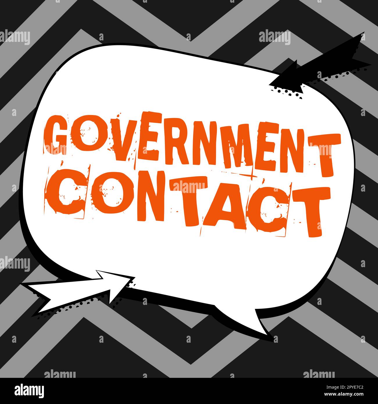 Sign displaying Government Contact. Concept meaning debt security ...