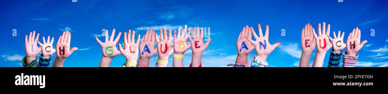 Ich glaube an euch hi-res stock photography and images - Alamy