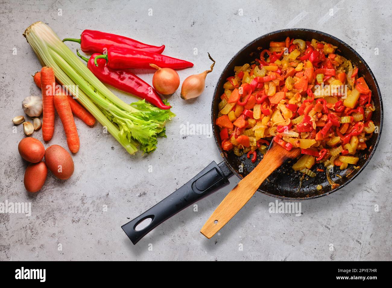 Frying ingredients hi-res stock photography and images - Alamy