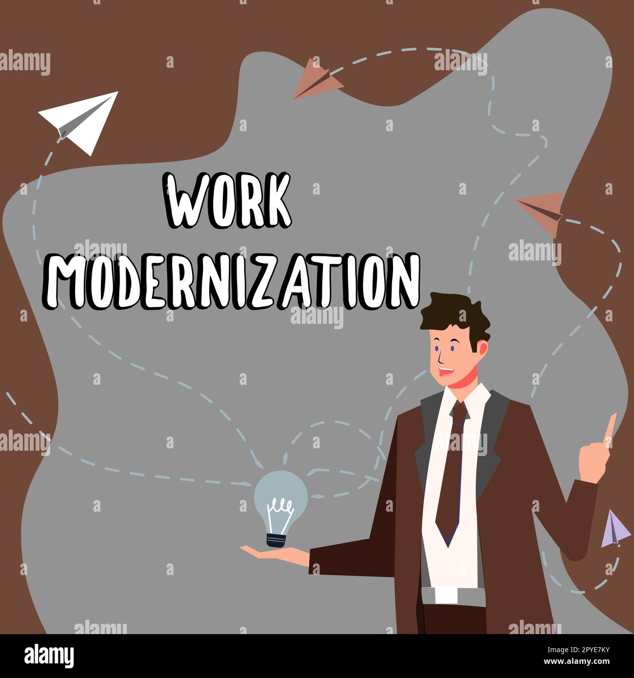 Inspiration showing sign Work Modernization. Business approach changing ...