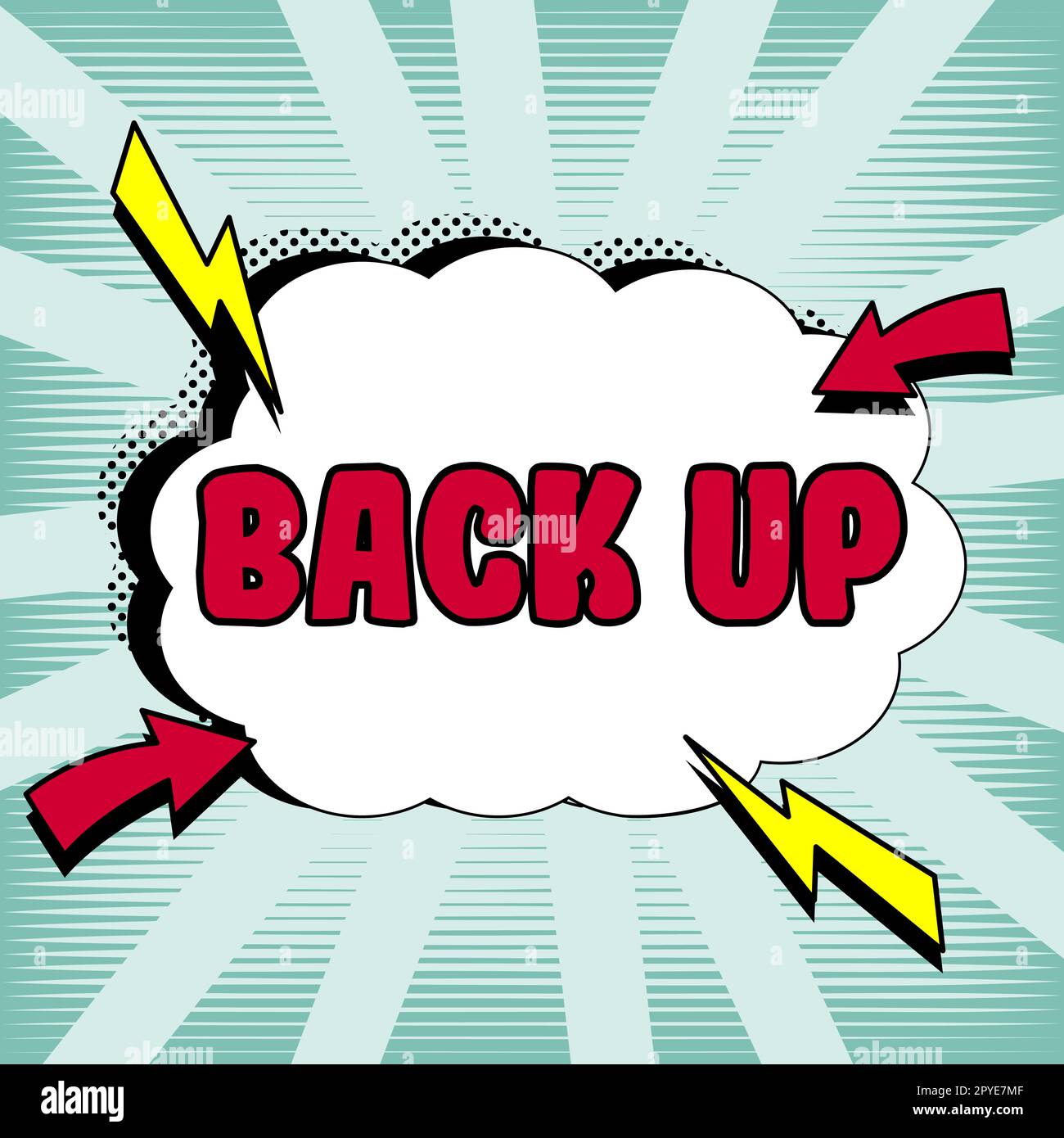 Inspiration showing sign Back Up. Conceptual photo saving important ...