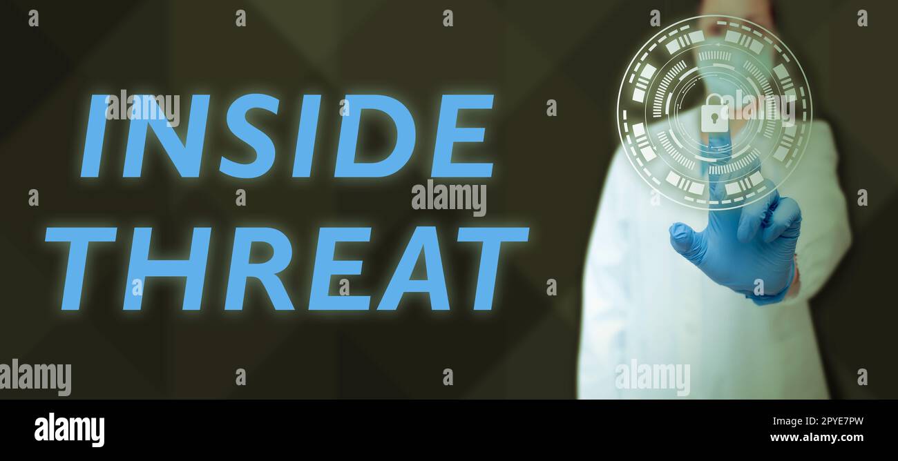 Text showing inspiration Inside Threat. Business overview Information ... Text showing inspiration Inside Threat. Business overview Information ...