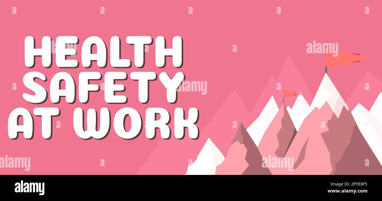 Handwriting text Health And Safety At Work. Business showcase Secure ...