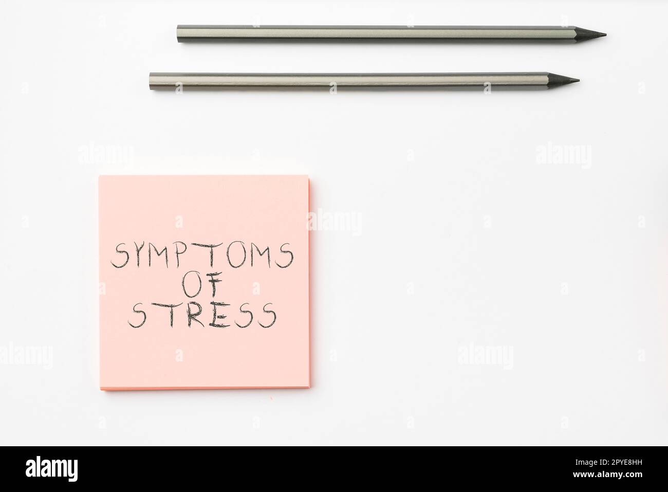 Inspiration showing sign Symptoms Of Stress. Conceptual photo serving ...