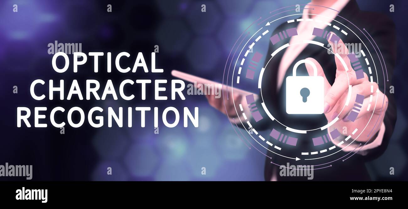 Text showing inspiration Optical Character Recognition. Word for the ...