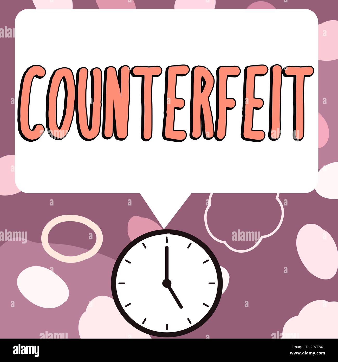 Inspiration showing sign Counterfeit. Word Written on made in imitation ...