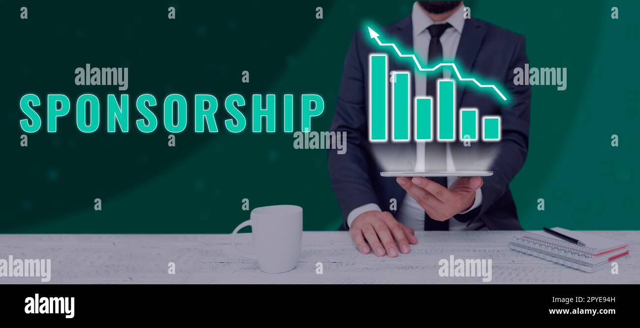 Inspiration showing sign Sponsorship. Business concept Position of ...