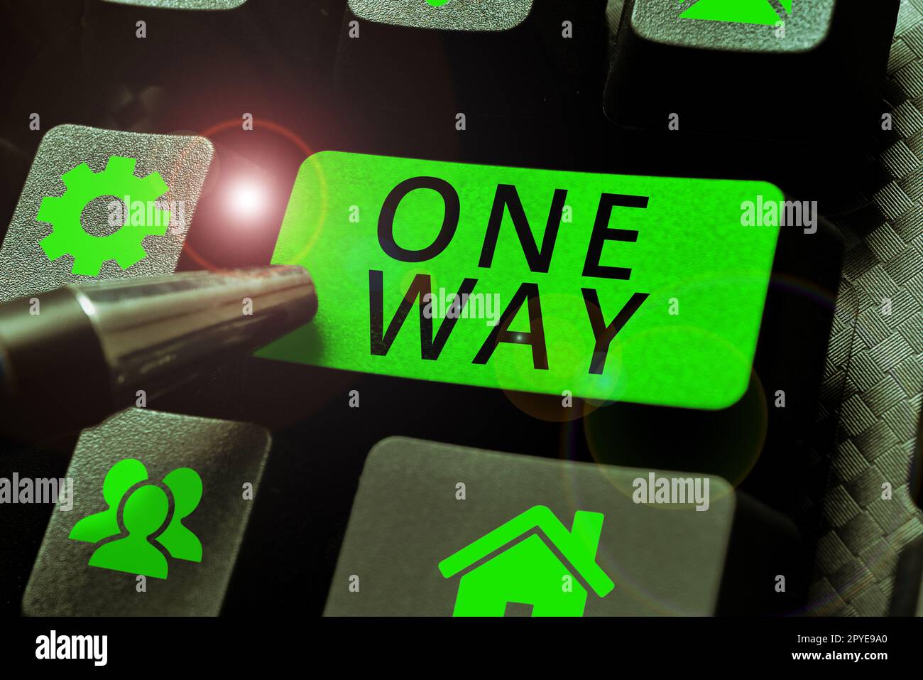 Inspiration showing sign One Way. Business showcase Only direction ...