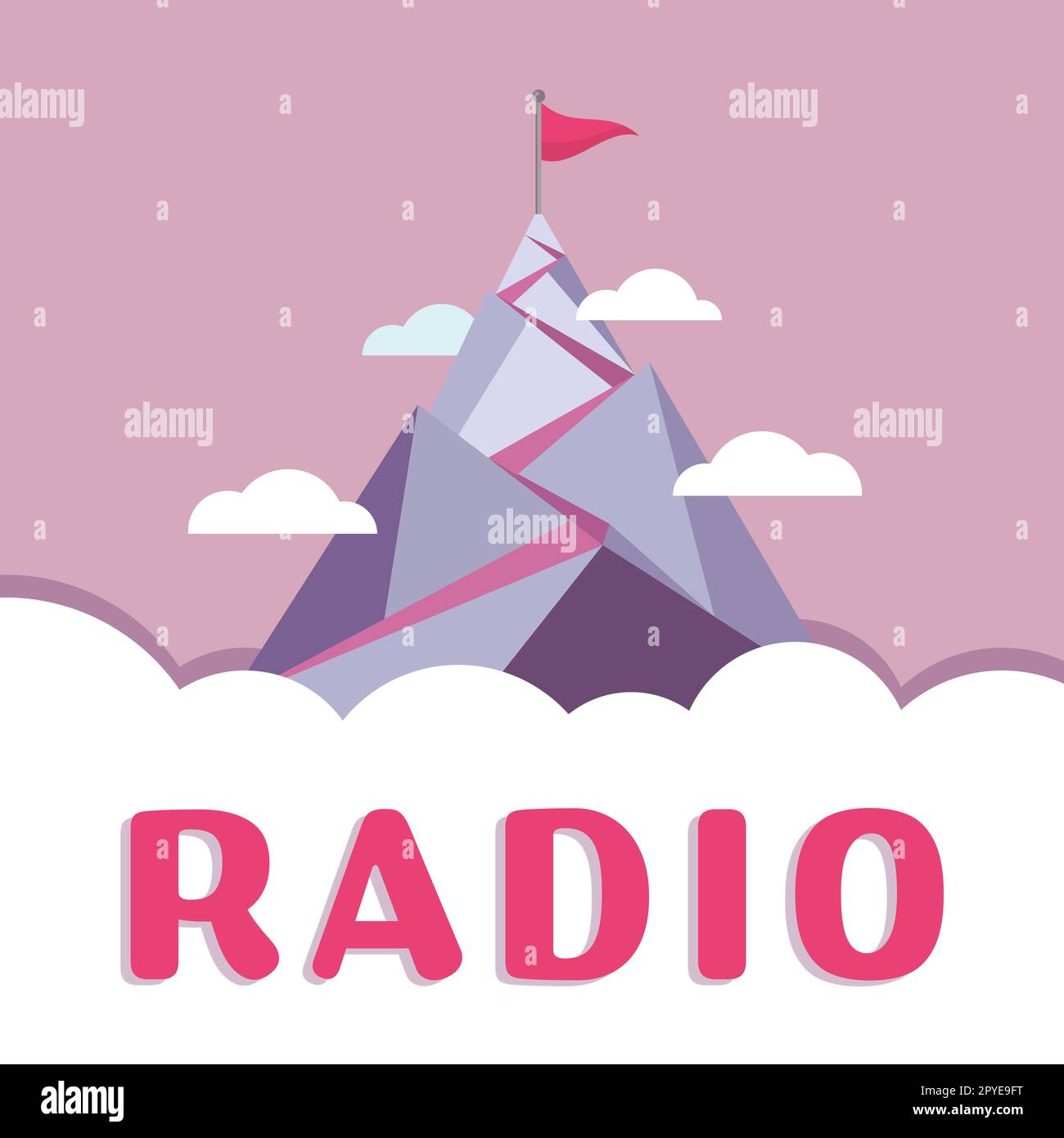 Hand writing sign Radio. Business idea transmission reception ...