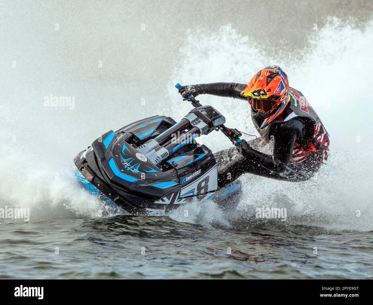 Jet Ski Racer in Round 1 of the JSRA UK Championship in April 2022 at ...