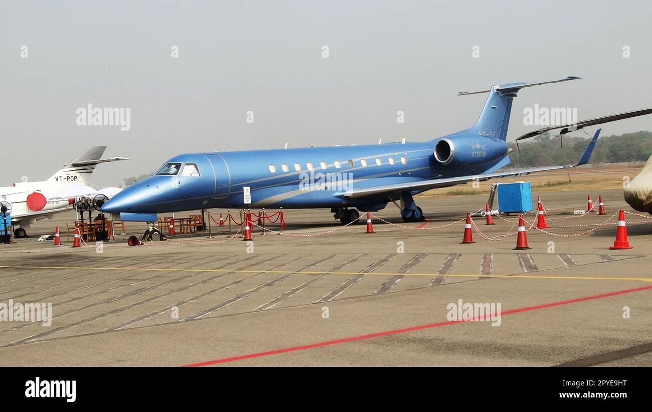 Jetsetgo private jet was displayed at Wings India airshow. On 24th ...
