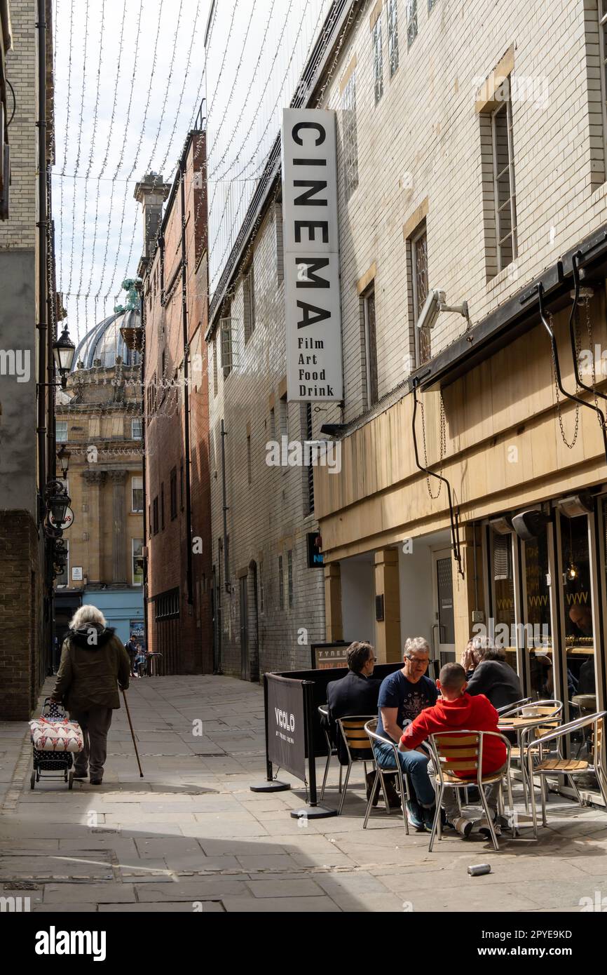 A view of the sign at Tyneside Cinema - an independent movie theater in ...