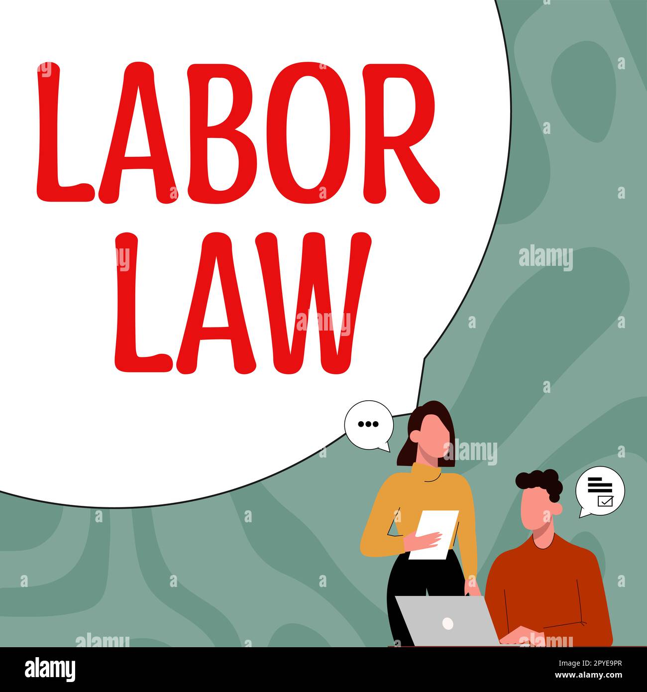 Inspiration showing sign Labor Law. Business approach rules relating to ...