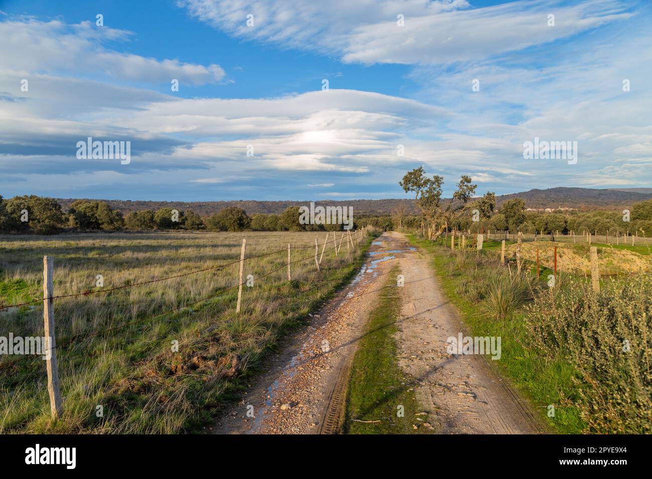 Via de la Plata way Stock Photo - Alamy