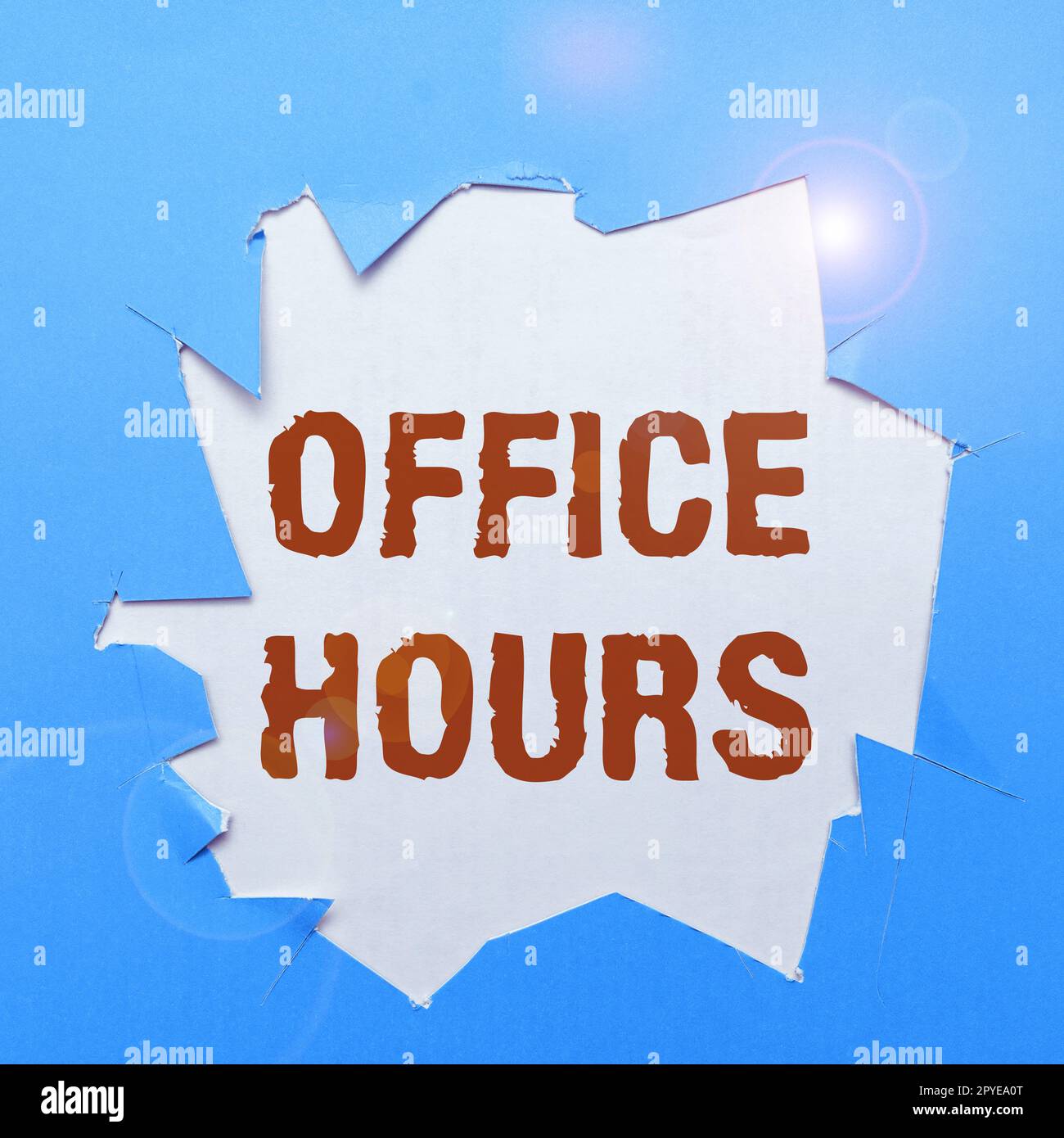 Text caption presenting Office Hours. Word for The hours which business ...