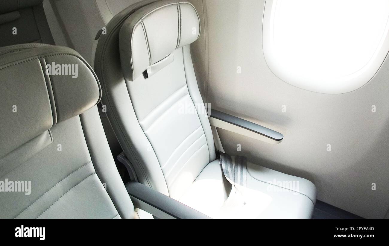 Embraer E-195E2 premium Economy seats was displayed at Wings India ...