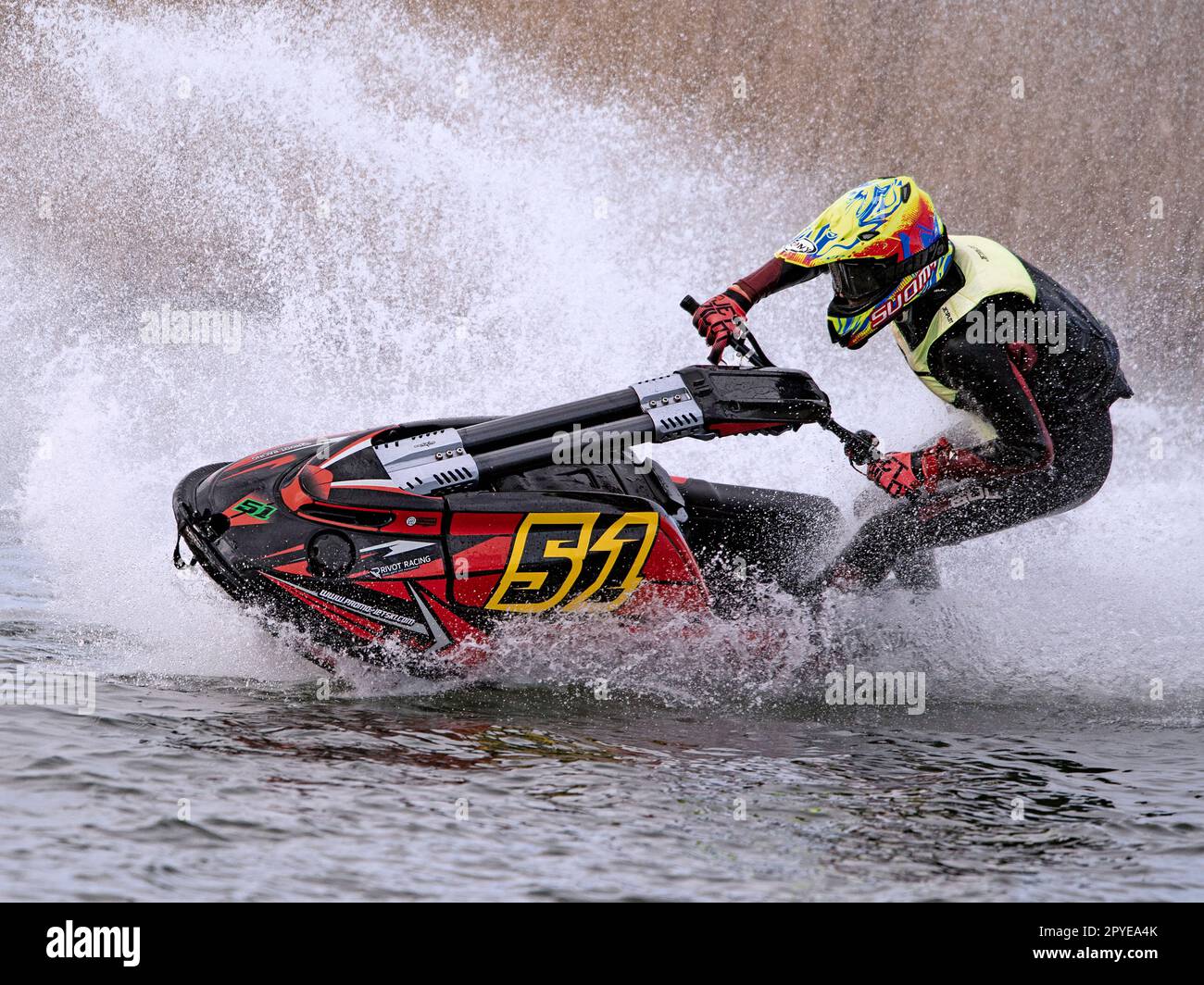 Jet Ski Racer in Round 1 of the JSRA UK Championship in April 2022 at ...