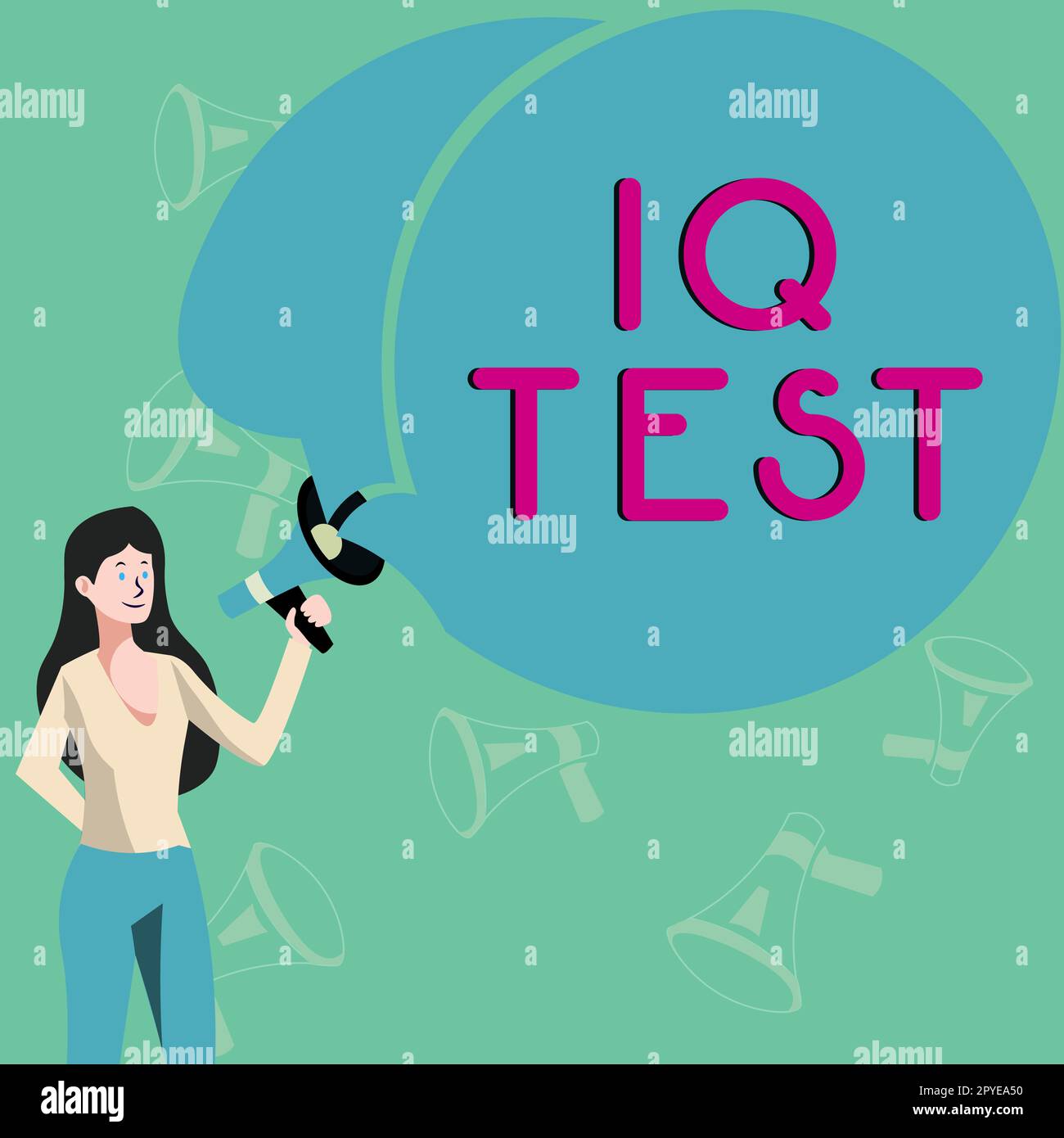 Writing displaying text Iq Test. Concept meaning attempt to measure ... Writing displaying text Iq Test. Concept meaning attempt to measure ...