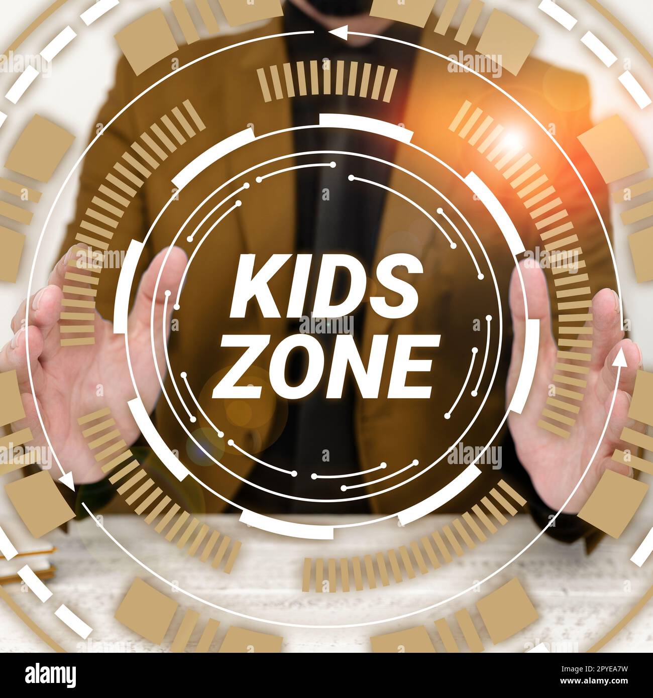 Inspiration showing sign Kids Zone. Internet Concept An area or a ...