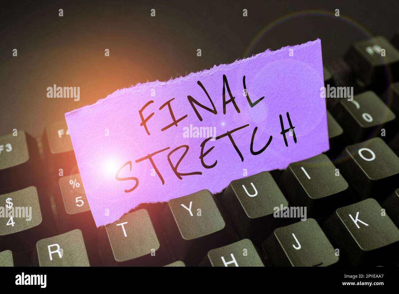 Text caption presenting Final Stretch. Business showcase Last Leg ... Text caption presenting Final Stretch. Business showcase Last Leg ...